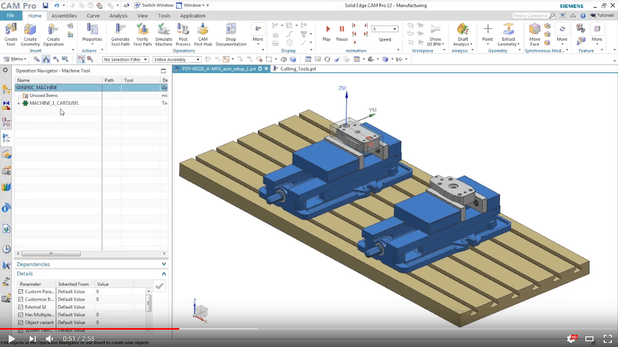 Solid Edge CAM Pro - ACAM Systemautomation