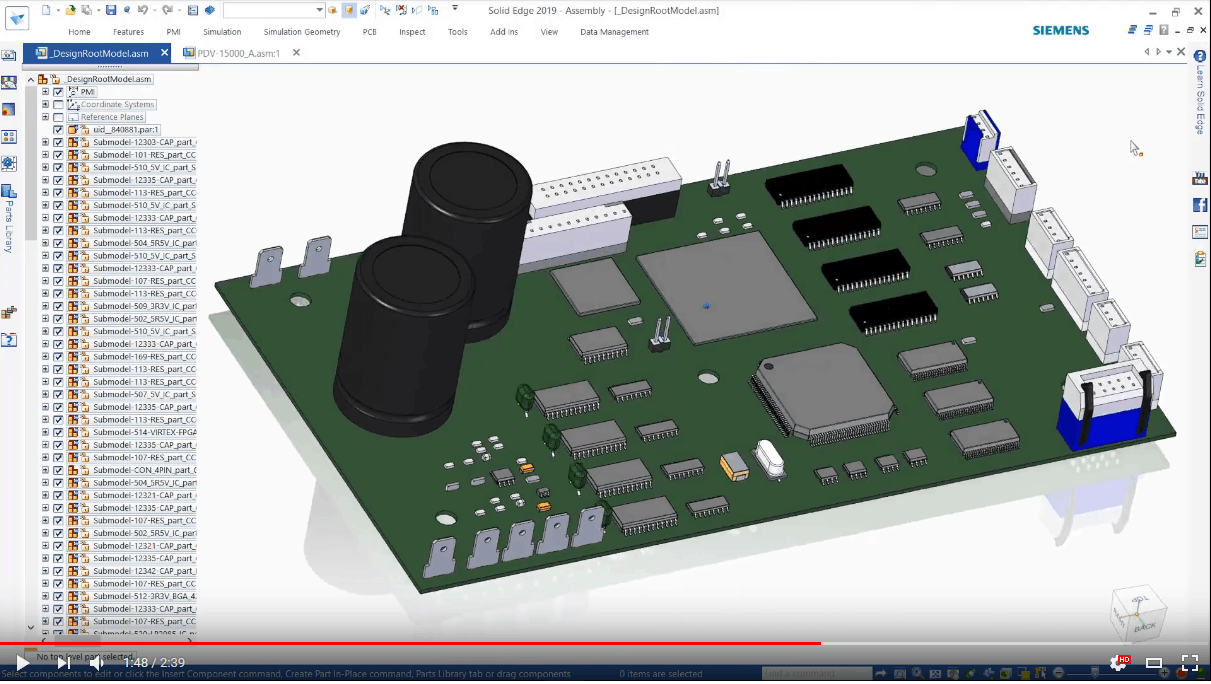 Solid Edge PCB Layout von Siemens - ACAM Systemautomation